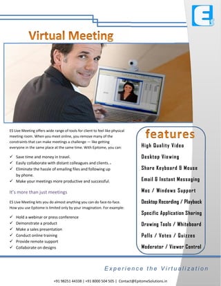 Webcasting,Webinar,Live Video Streaming | PDF | Web Conferencing ...