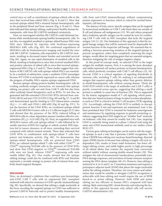 Epitope base editing CD45 in hematopoietic cells enables universal ...