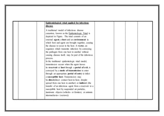 Lesson Plan on Epidemiological triad - Community Health Nursing | DOCX