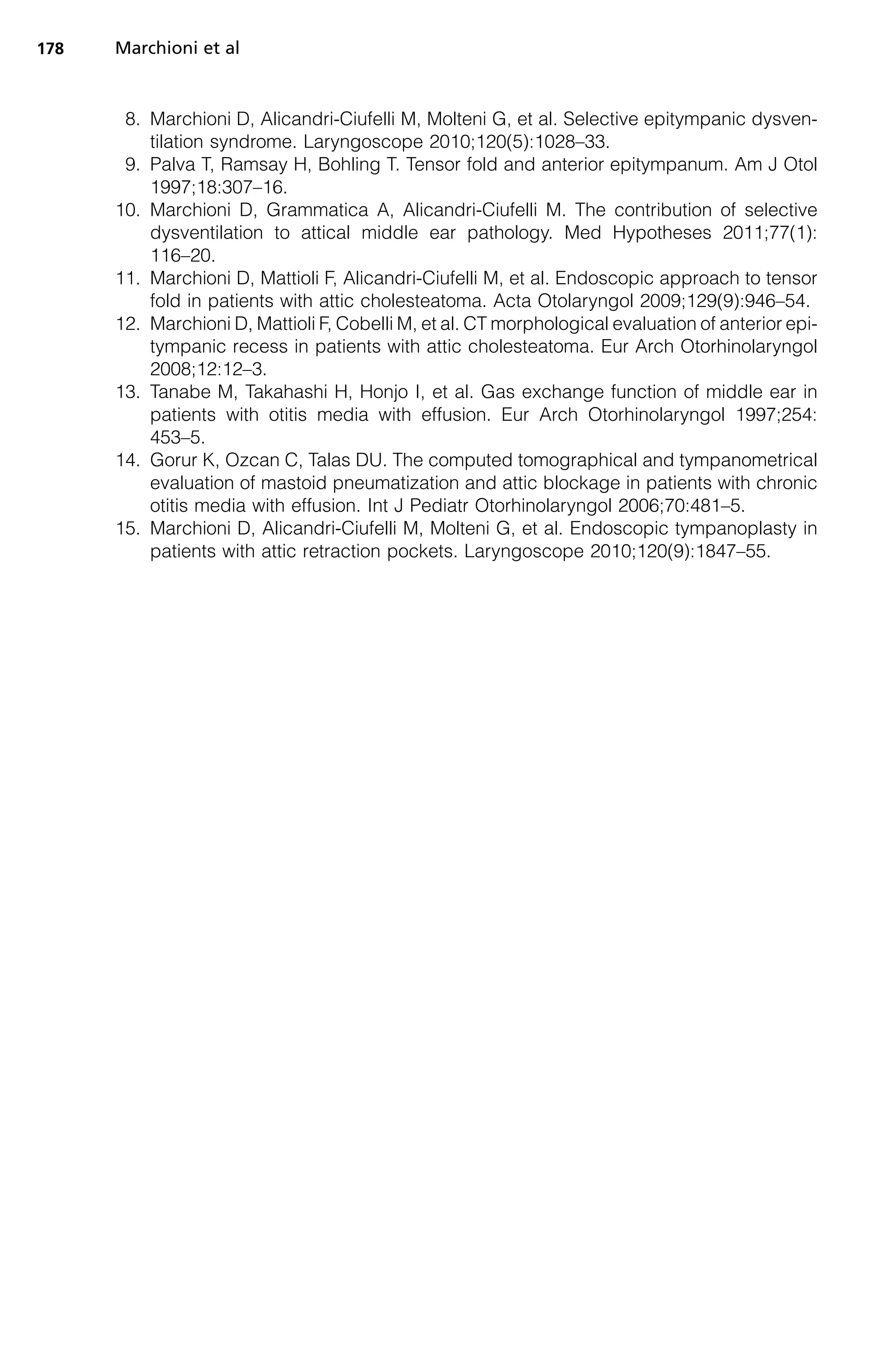 Epitympanic anatomy otolaryngology | PDF