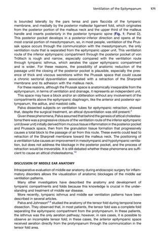 Epitympanic anatomy otolaryngology | PDF