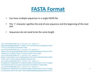 NGS data formats and analyses | PPTX