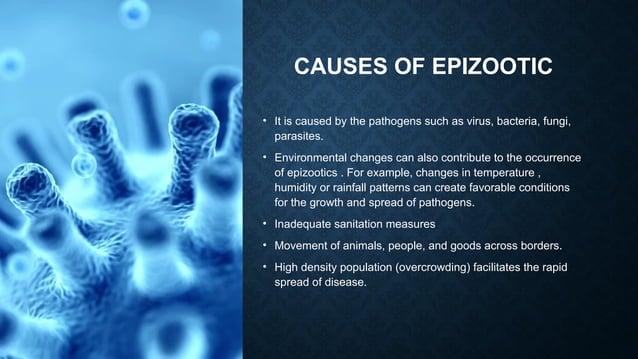 Understanding Epizootic: A Disease Outbreak in Animal Populations | PPT