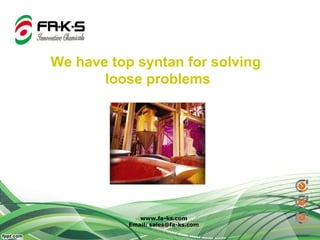 EPIZOTAN FF7 amino resin syntan | PPT