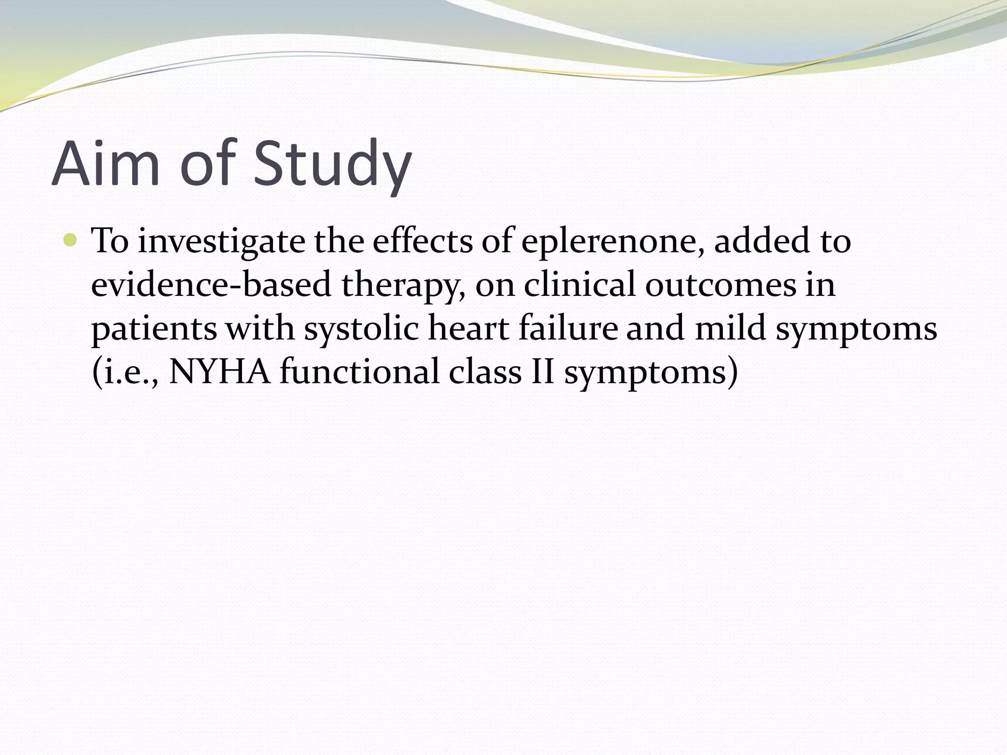Eplerenone revised | PPTX