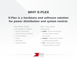 E Plex Presentation Piece 6 2012 | PDF