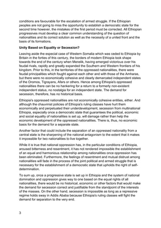 THE EPLF AND ITS RELATIONS WITH DEMOCRATIC MOVEMENTS IN ETHIOPIA | PDF