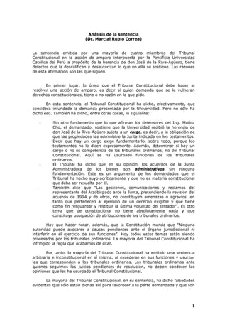 EplicacióN Sentencia Pucp Marcial Rubio Correa | PDF