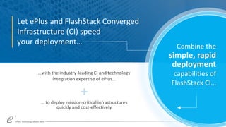 ePlus and FlashStack Converged Data Center Infrastructure | PDF