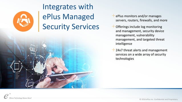 ePlus CyberSecurity Management Program | PPT