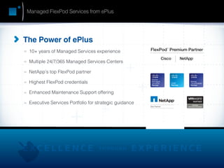 ePlus Managed FlexPod Services | PDF | Cloud Computing | Internet