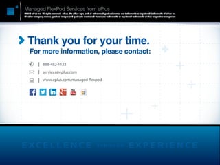 ePlus Managed FlexPod Services | PDF | Cloud Computing | Internet