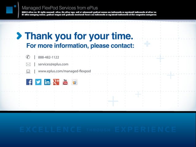 ePlus Managed FlexPod Services | PPT