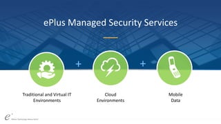 ePlus Managed Security Services | PPT