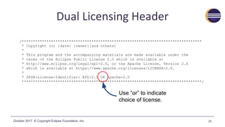 Overview of the Eclipse Public License version 2.0 | PDF