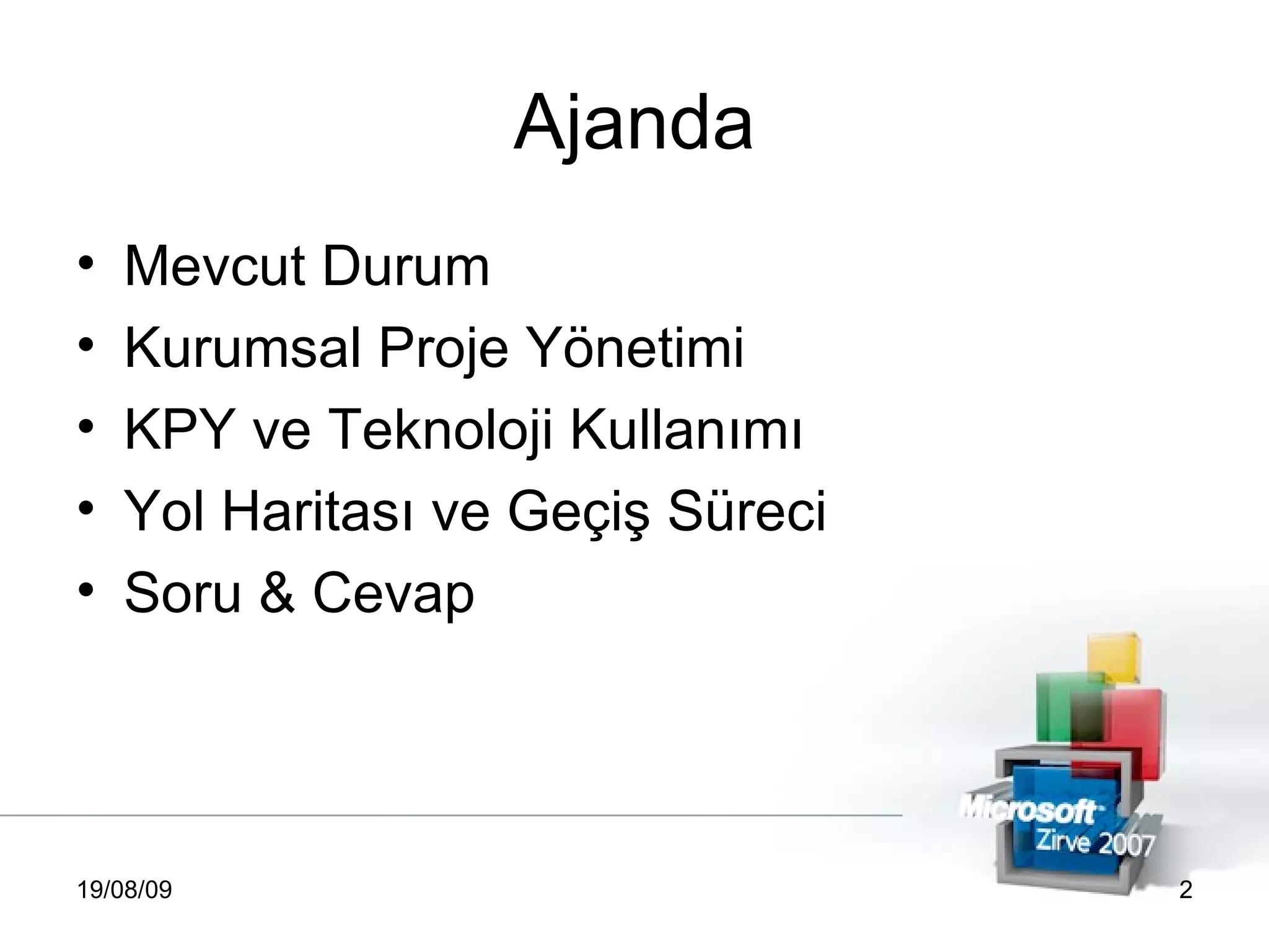 Kurumsal Proje Yönetimi | PPT