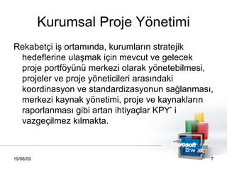 Kurumsal Proje Yönetimi | PPT