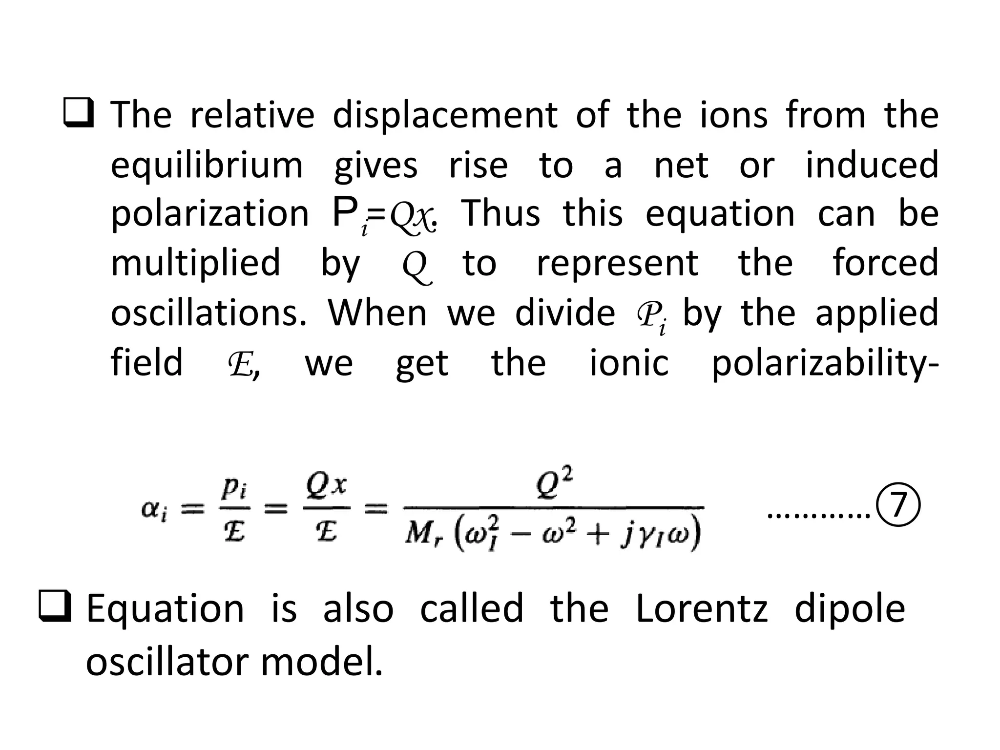 IONIC POLARIZATION AND DIELECTRIC RESONANCE-By Tahmid Rongon,Electrical Properties Of Matarials ...