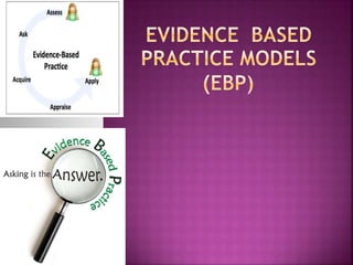 Evidence Based Practice -By Ritika Soni | PPTX