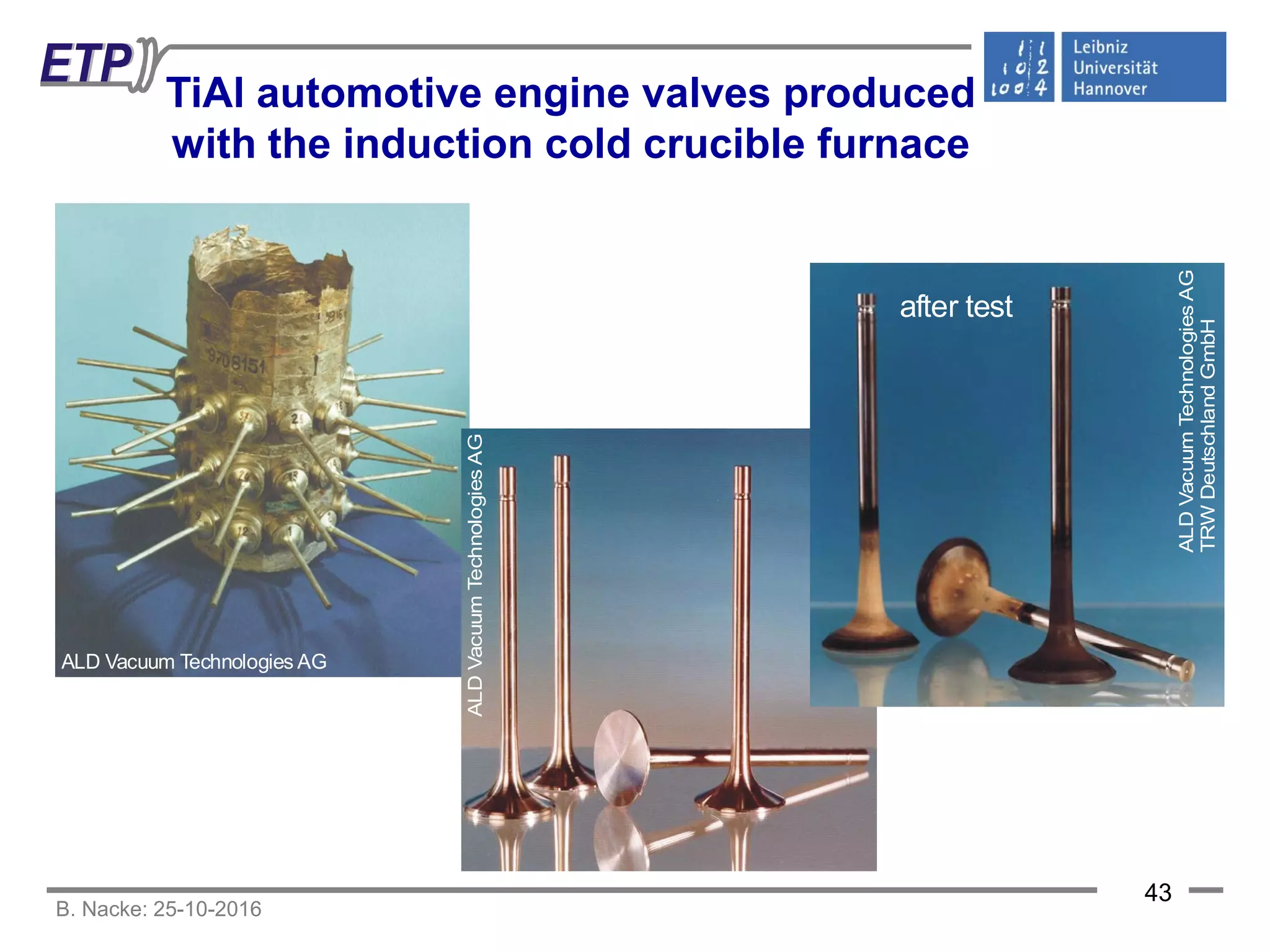 Induction melting technologies and processes | PDF
