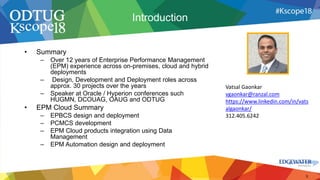 EPM Automate - Automating Enterprise Performance Management Cloud ...