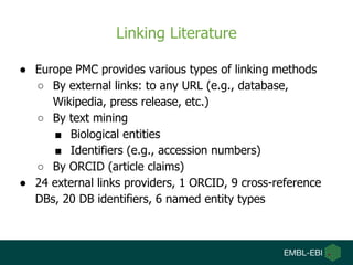 Europe PubMed Central and Linked Data | PDF | Databases | Computer ...