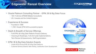 Oracle EPM Day Boston - Improving Performance with Enhanced Insight ...