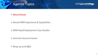 EPM Day San Francisco - Oracle DRM Success Factors | PPT