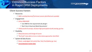 EPM Day San Francisco - Oracle DRM Success Factors | PPT