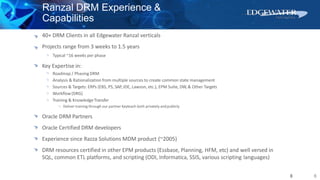 EPM Day San Francisco - Oracle DRM Success Factors | PPT