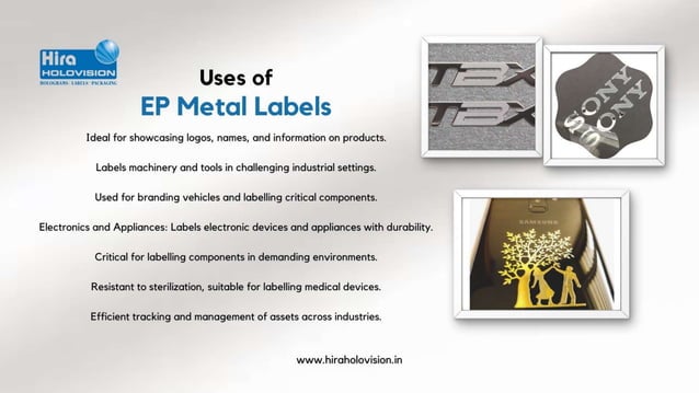 Discover EP Metal Labels from Hira Holovision | PPT