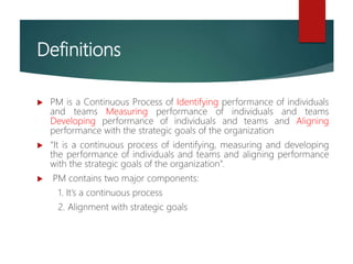 Introduction to Employee performance management(EPM) -Performance ...