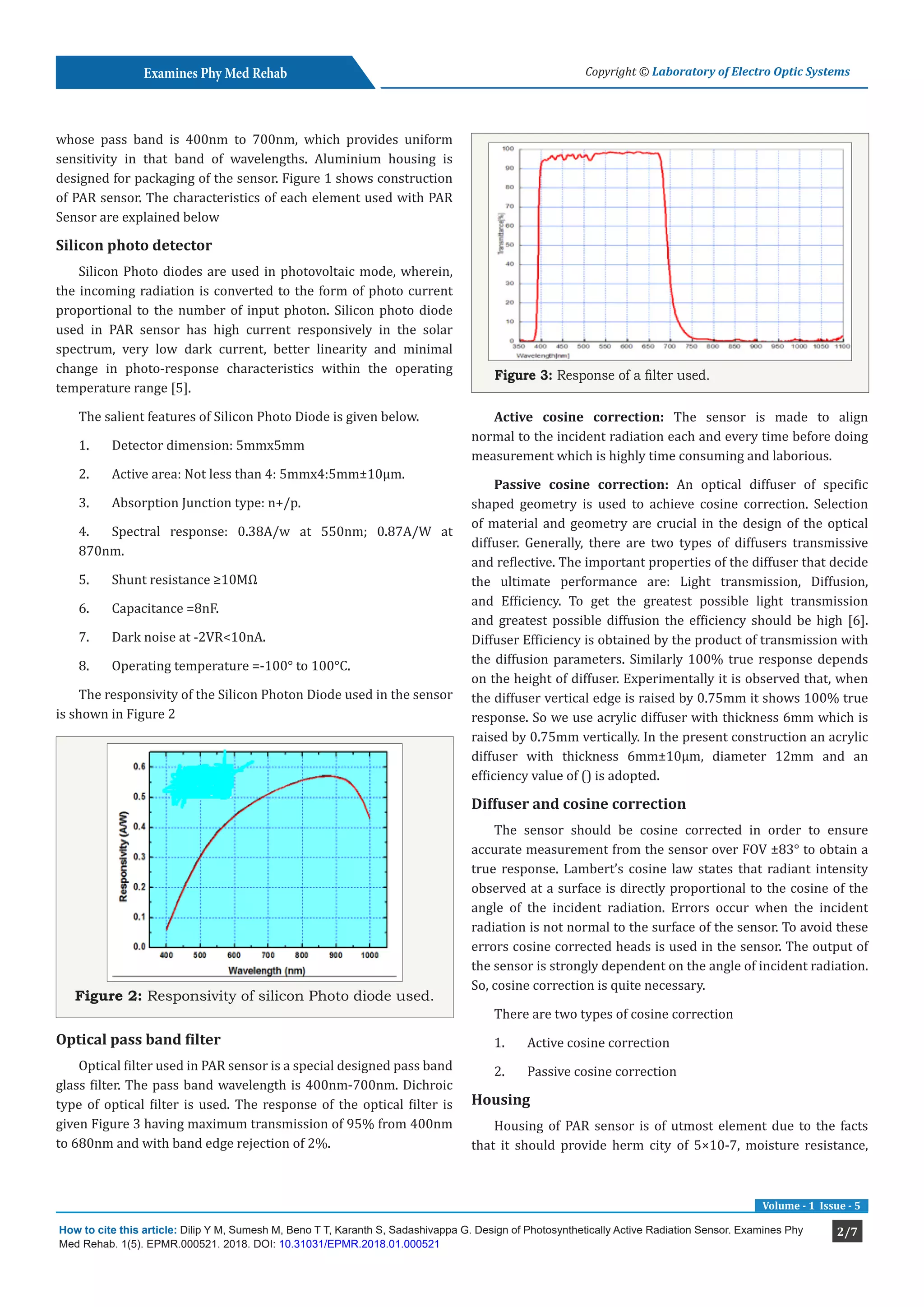 Design of Photosynthetically Active Radiation Sensor_Crimson Publishers ...