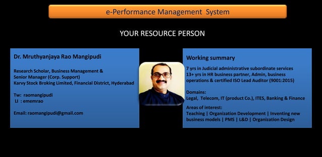 Enterprise Performance Management System or ePMS or e-PMS | PDF