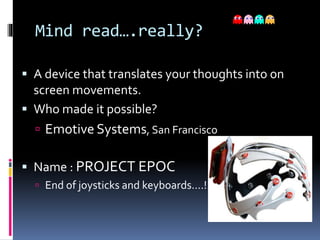 Epoc | PPTX | Console Games | Video Gaming