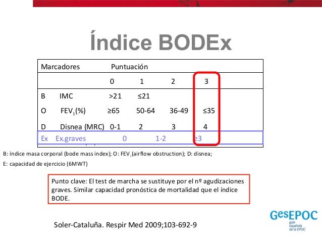 EPOC en estadio final de la vida