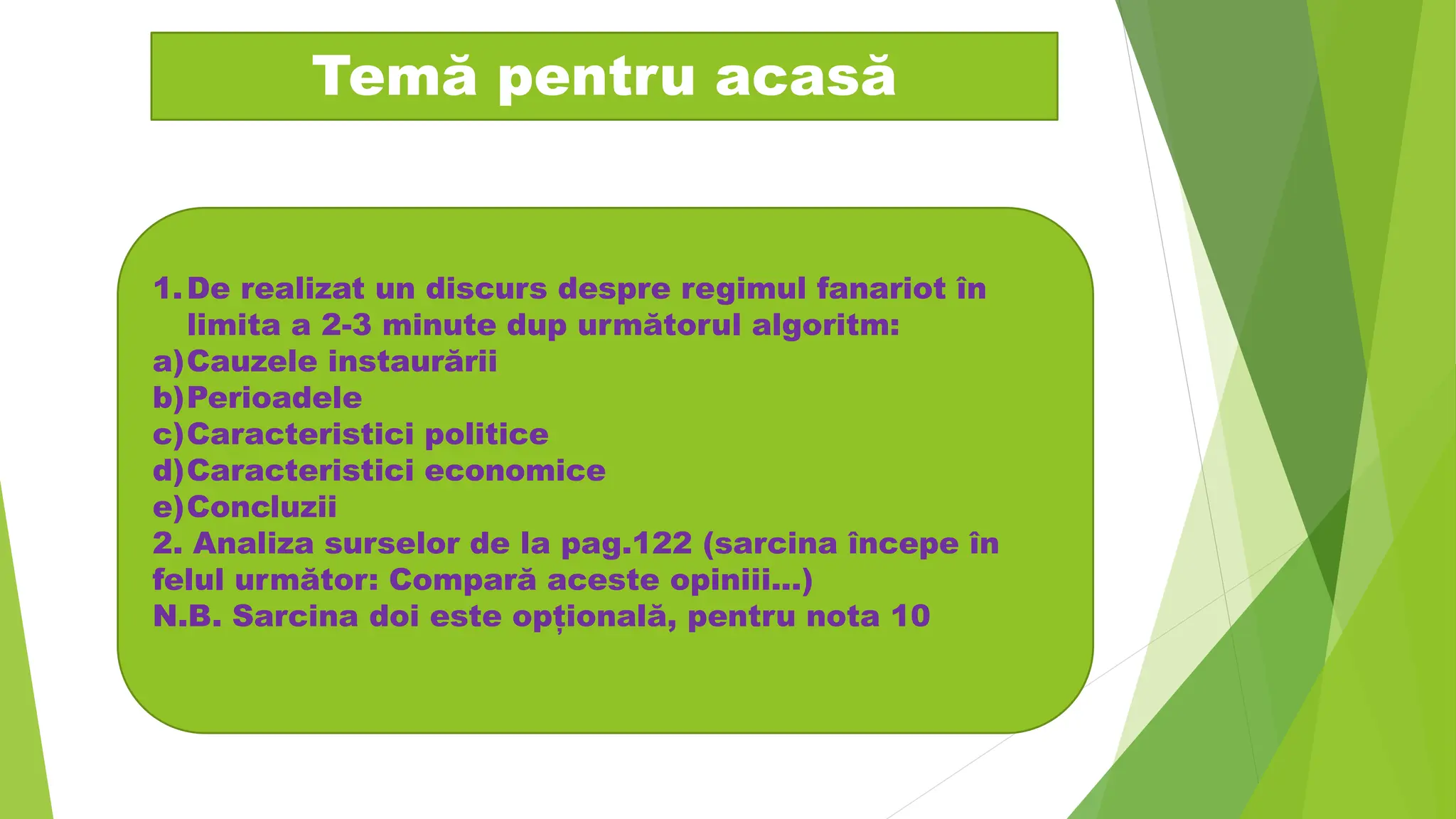 Epoca fanariota în Țările-Române | PPTX
