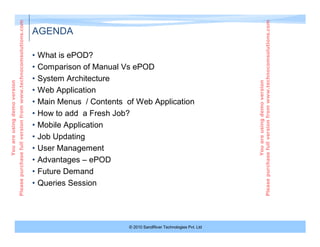 E pod presentation | PDF