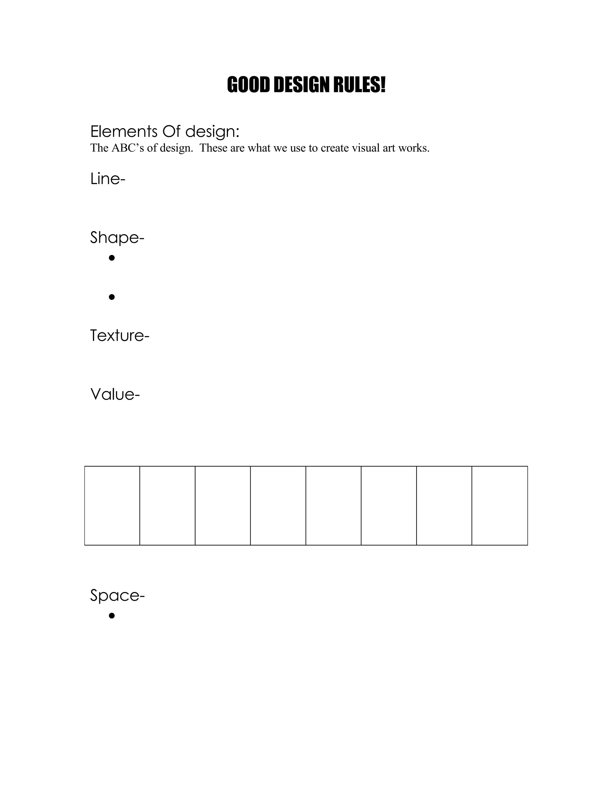 E&P Of Design Definitions Wkst. | DOC