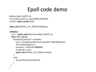 Epoll - from the kernel side | PPT