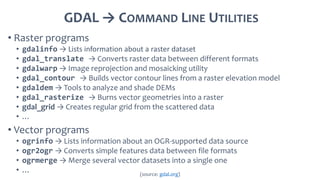 ePOM - Intro to Ocean Data Science - Raster and Vector Data Formats | PPT