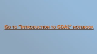 ePOM - Intro to Ocean Data Science - Raster and Vector Data Formats | PPT