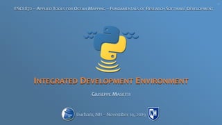 ePOM - Fundamentals of Research Software Development - Integrated ...