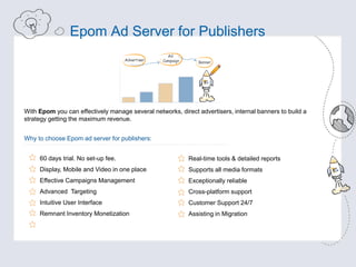 Epom Ad Server. Overview | PDF
