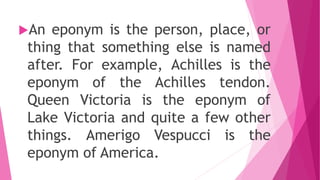 EPONYM.pptx | Food & Drink