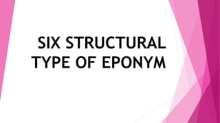 EPONYM.pptx | Food & Drink