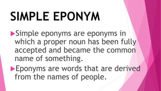 EPONYM.pptx | Food & Drink
