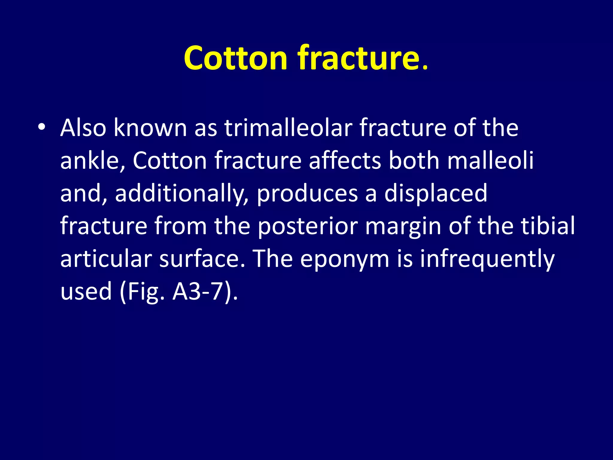 Eponymous fractures name Dr. muhammad Bin Zulfiqar | PPTX