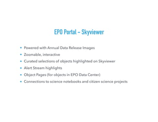 LSST Education and Public Outreach (EPO) | PPT