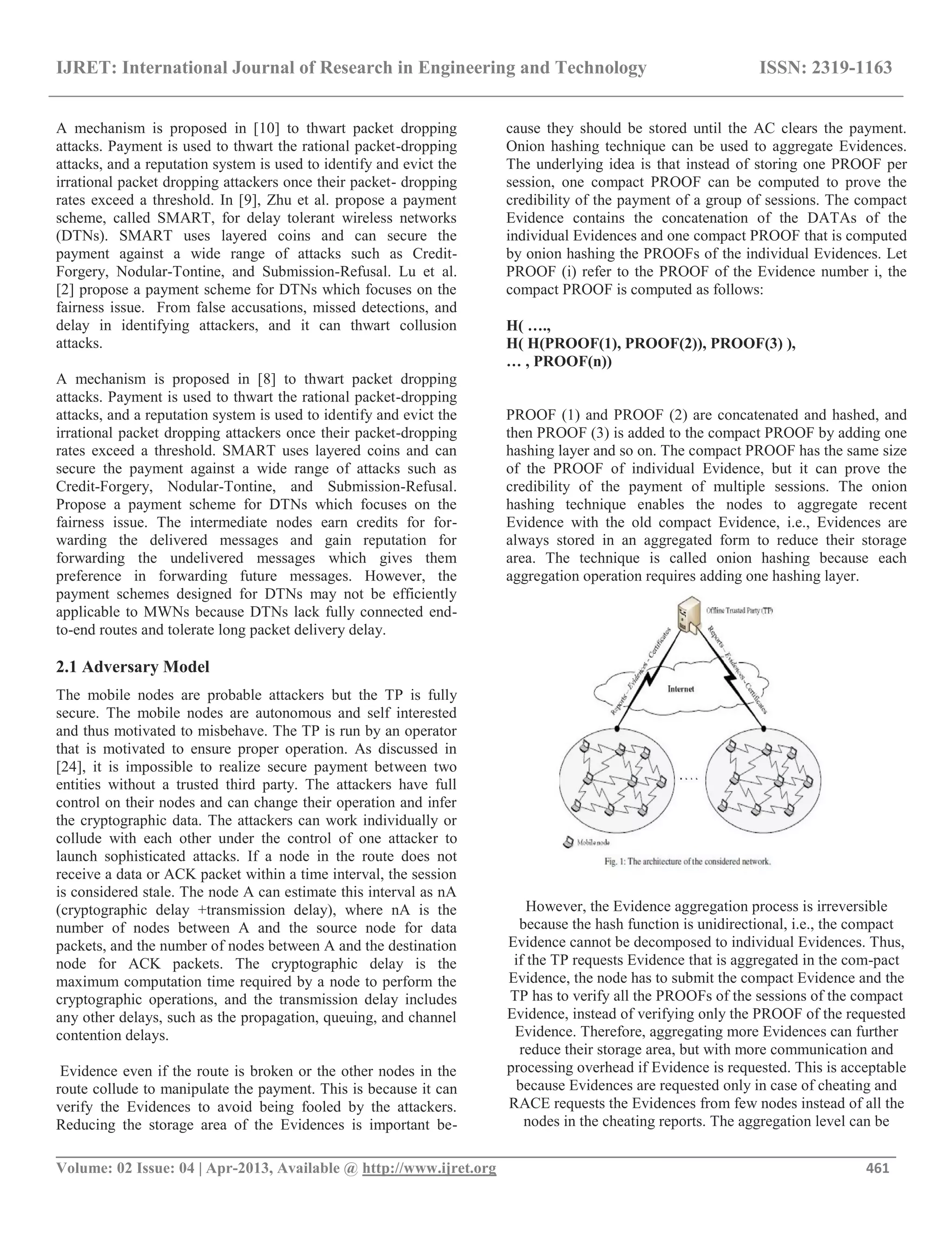 Eport based payment scheme for multihop wireless networks | PDF